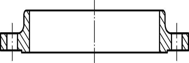 DIN EN 1092-1 Flanges, EN 1092-1 Flanges, Type 01, 02, 11, 12, 13