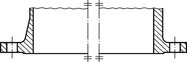 DIN EN 1092-1 Flanges, EN 1092-1 Flanges, Type 01, 02, 11, 12, 13